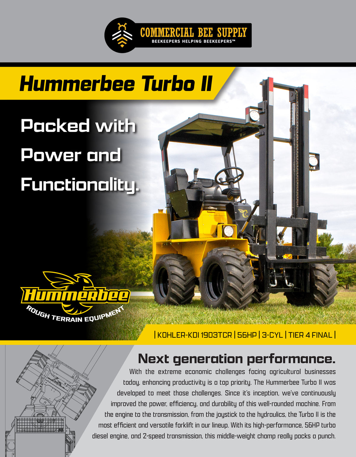 Hummerbee | Turbo II — Commercial Bee Supply